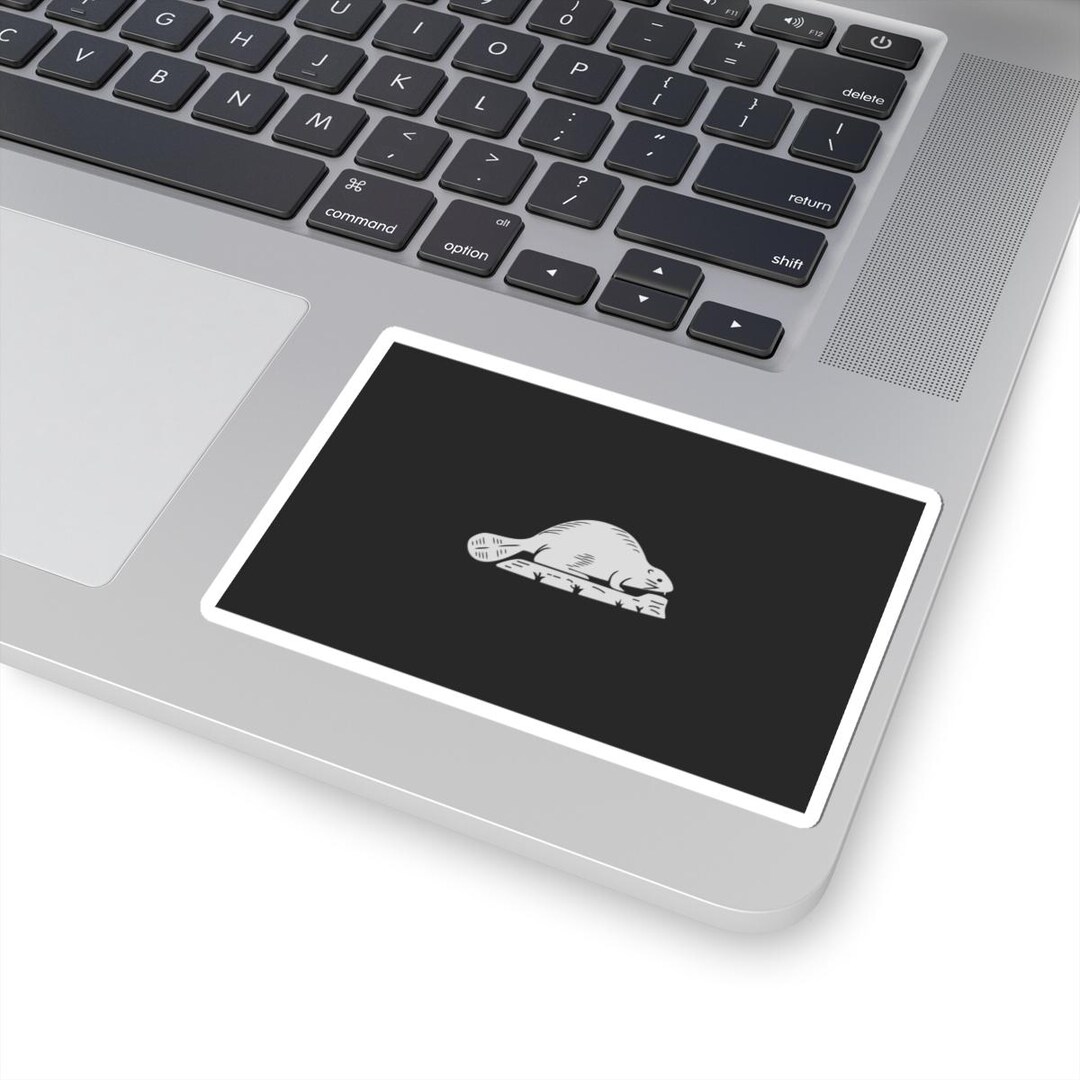 Oregon State Flag (reverse Side) Sticker - Grayscale/blackout Color ...