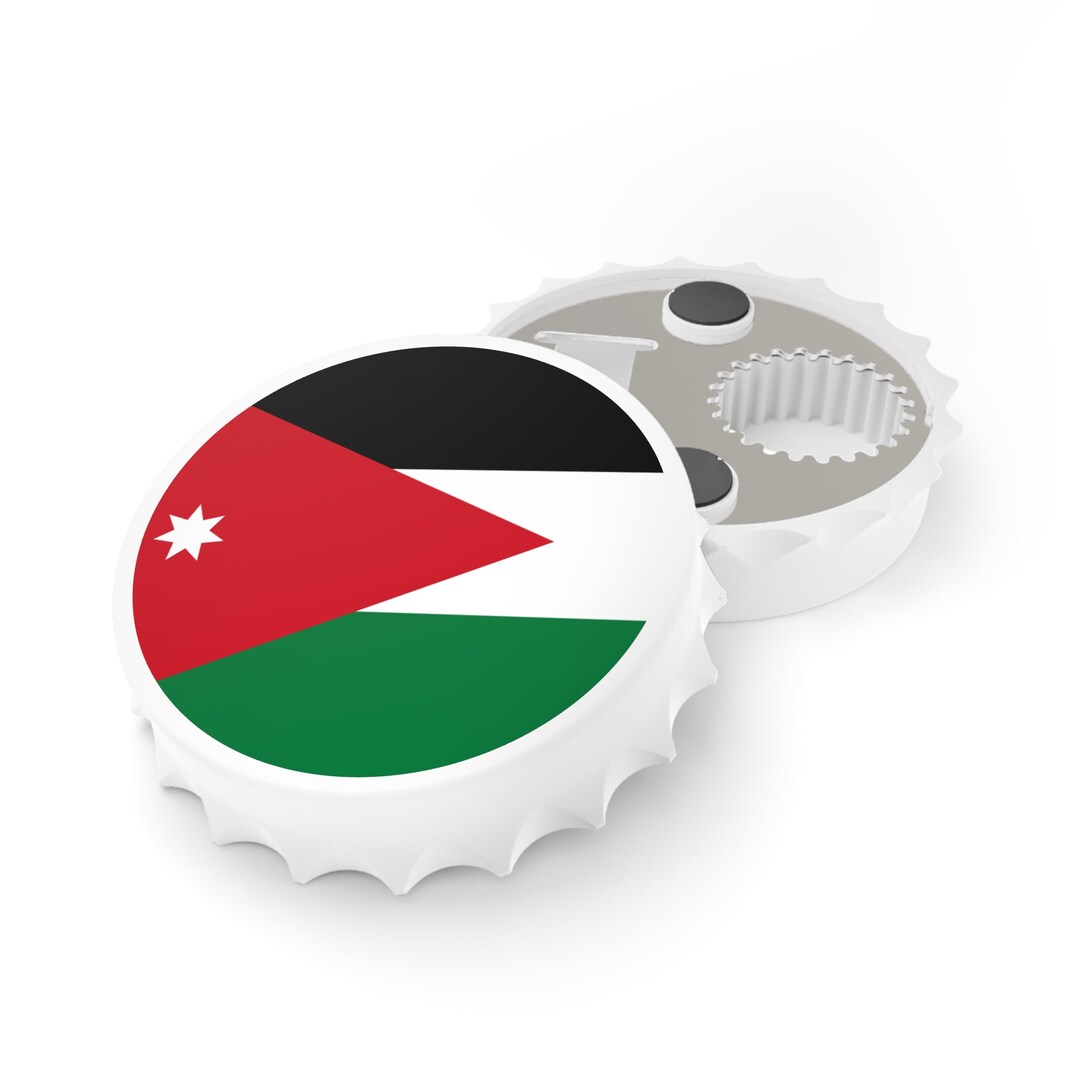 Jordan Flag Bottle Opener, Jordanian Flag Decor, Bar Gift, Travel Gift ...