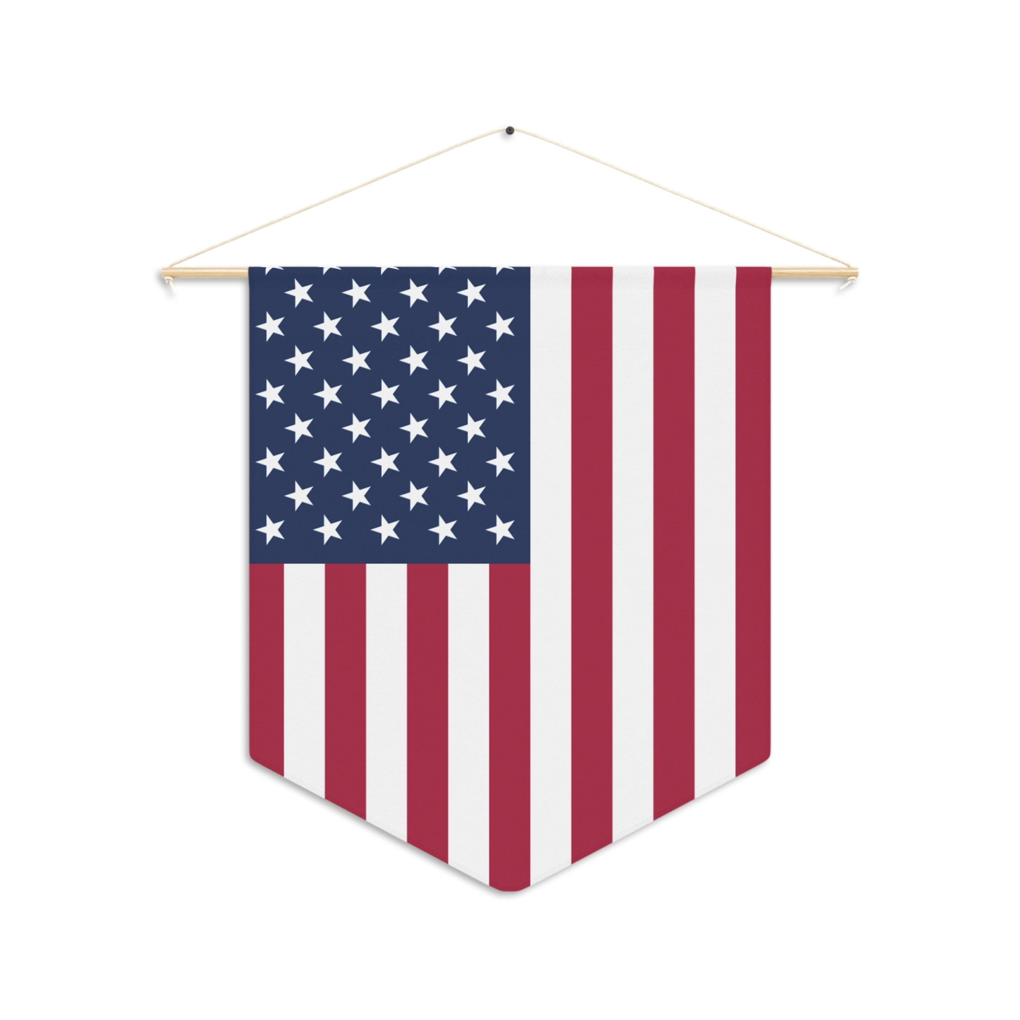 American Flag Pennant Banner, Wall Decor, USA, United States of America ...