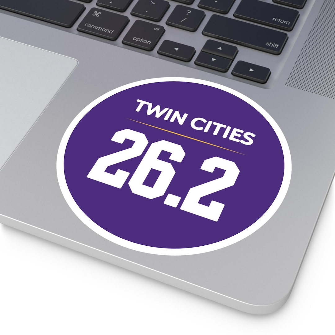 Twin Cities Marathon 26.2 Run Sticker, Minneapolis Sports Inspired ...