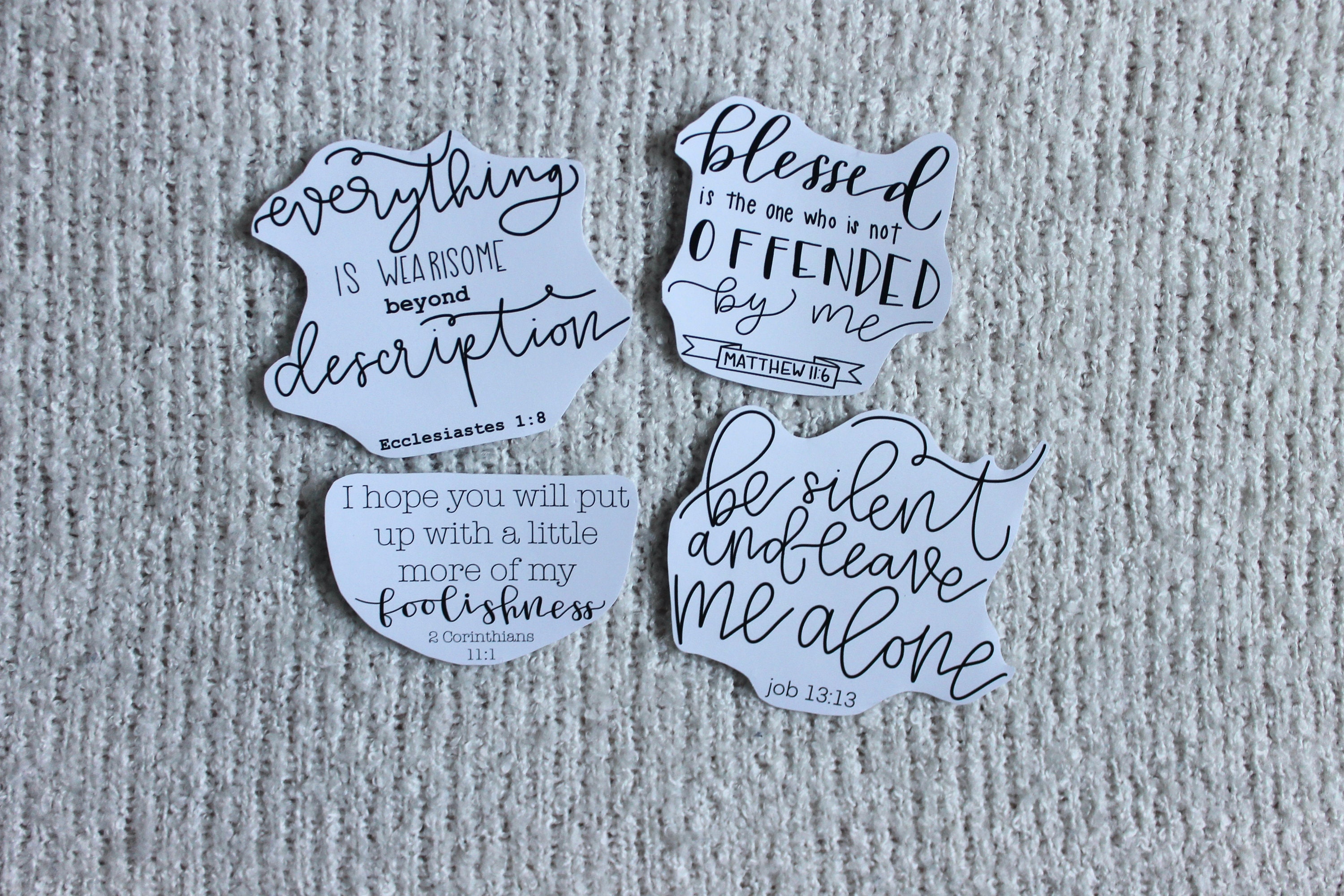 Paper & Party Supplies Stickers, Labels & Tags Out Of Context Bible ...