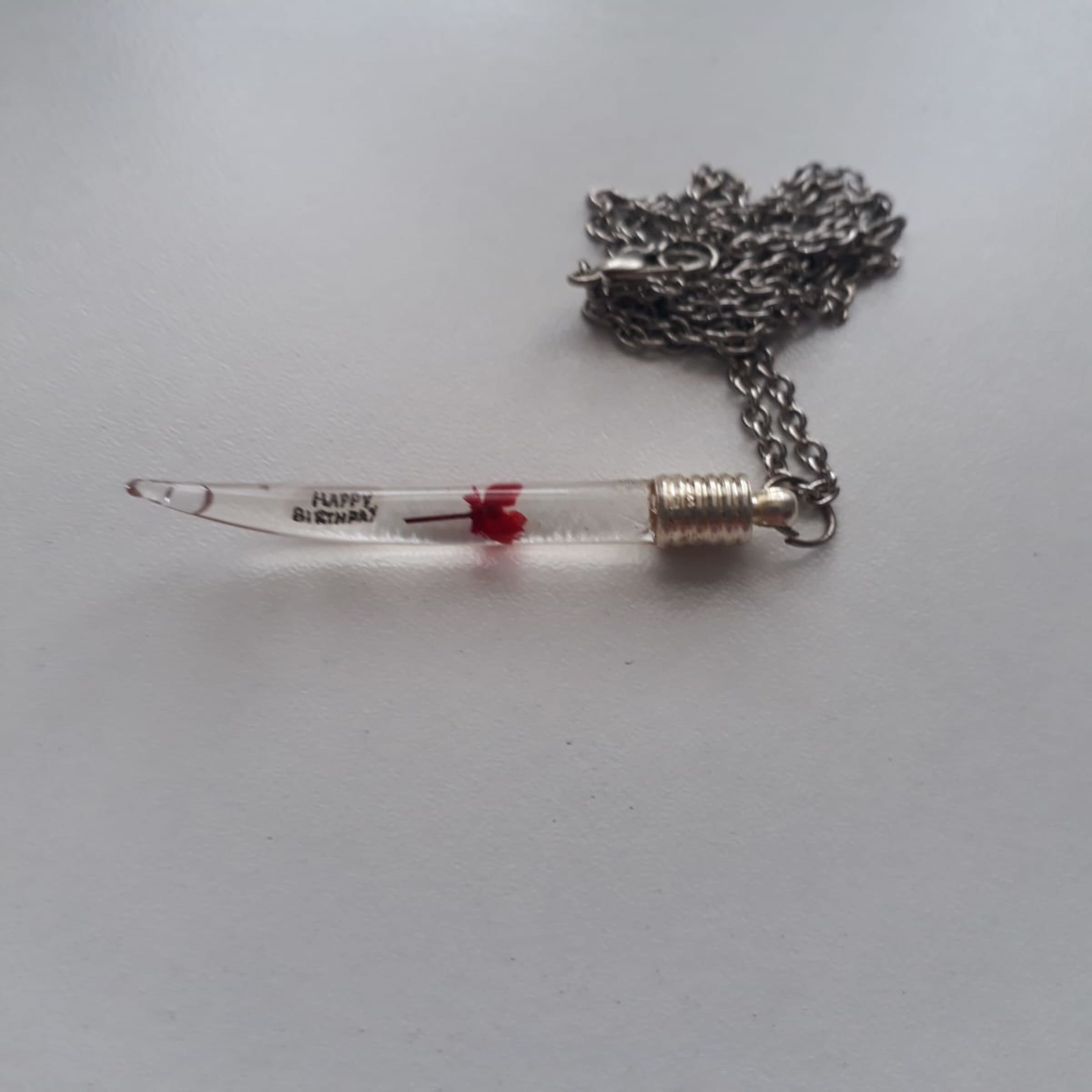 Vial Necklaceglass Vial Pendant Spell Jarbirthday Gifts - Etsy