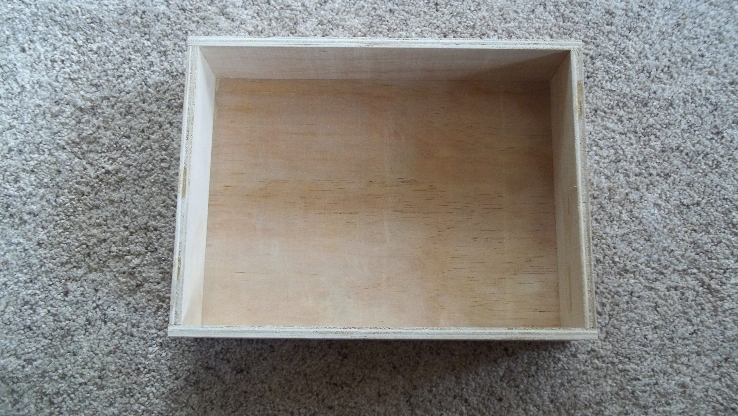 Rectangles Unfinished Wood Craft Rectanglar Box Made From - Etsy