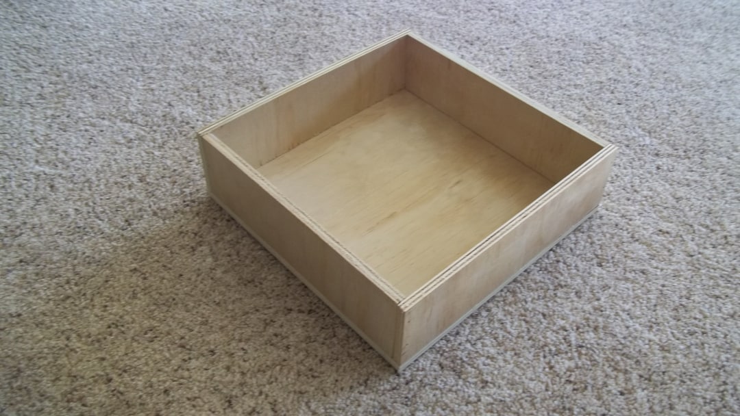 Squares, 10"+ Unfinished Wood Craft Square Box From Reclaimed Wood ...