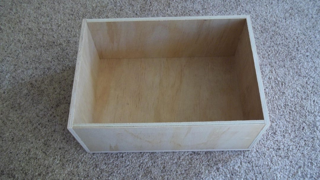 Rectangles, Unfinished Wood Craft Rectangular Box, 15" and Larger, Made ...