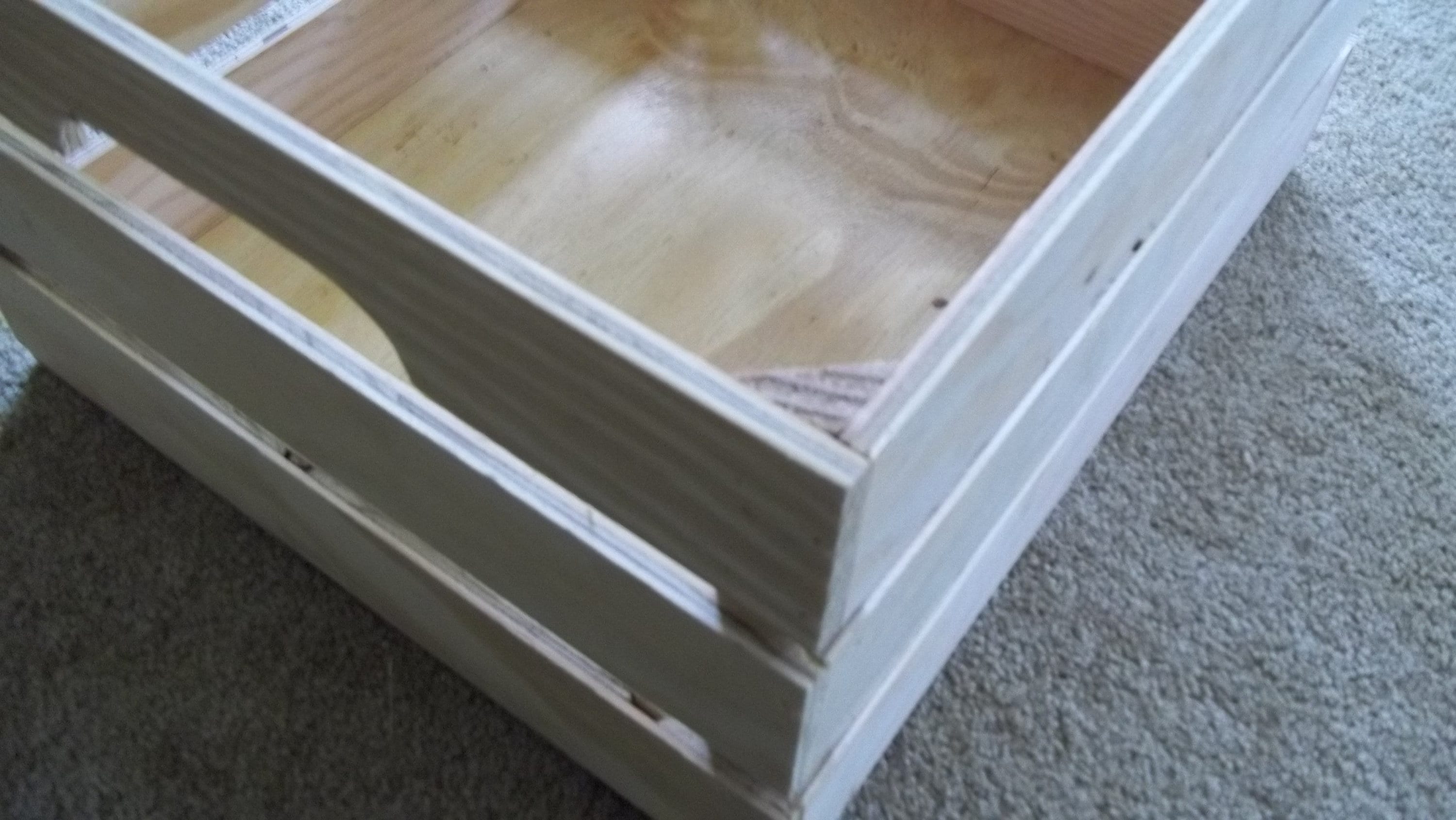 Crates, Large Medium Duty Wood Crate, Made From Reclaimed Wood ...