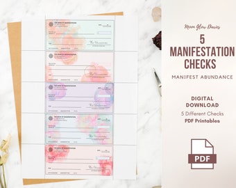 Money Manifestation Check, Law of Attraction, Law of Abundance, Vision ...