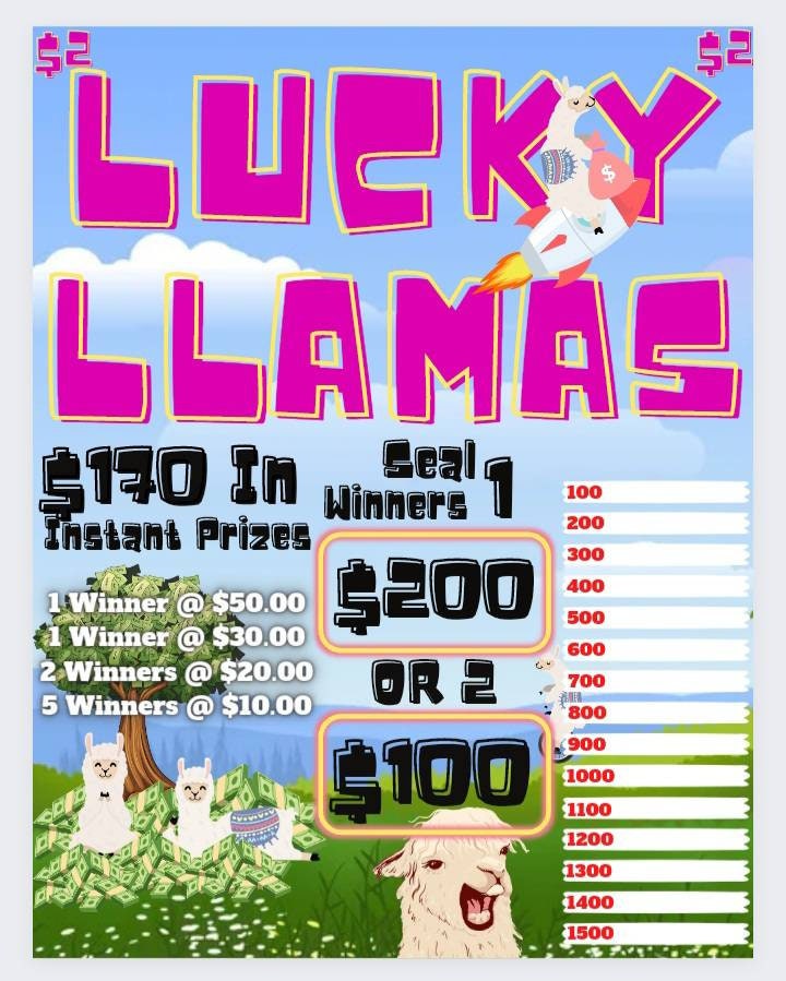 3-pack Lucky Llamas Moon Money Dino Dollars 3x 305 Counts - Etsy