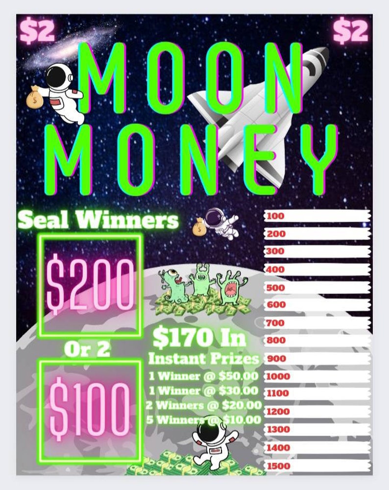 3-pack Lucky Llamas Moon Money Dino Dollars 3x 305 - Etsy