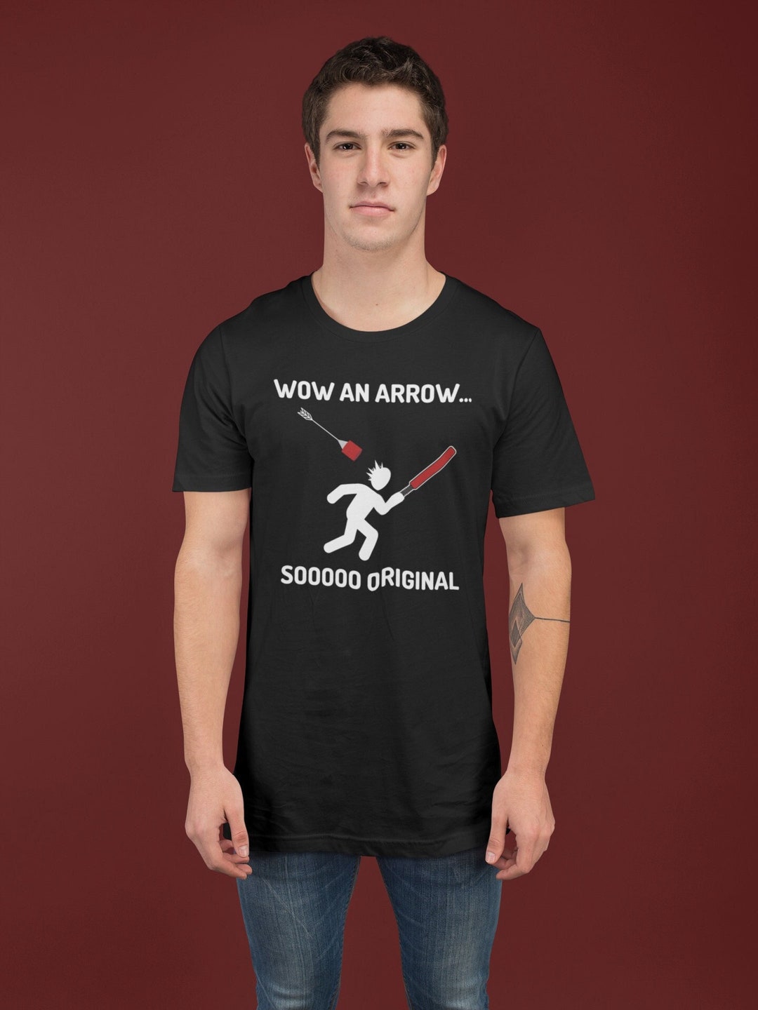 Wow an Arrow... Sooooo Original Boffer Shirt, LARP Tshirt, Belegarth ...