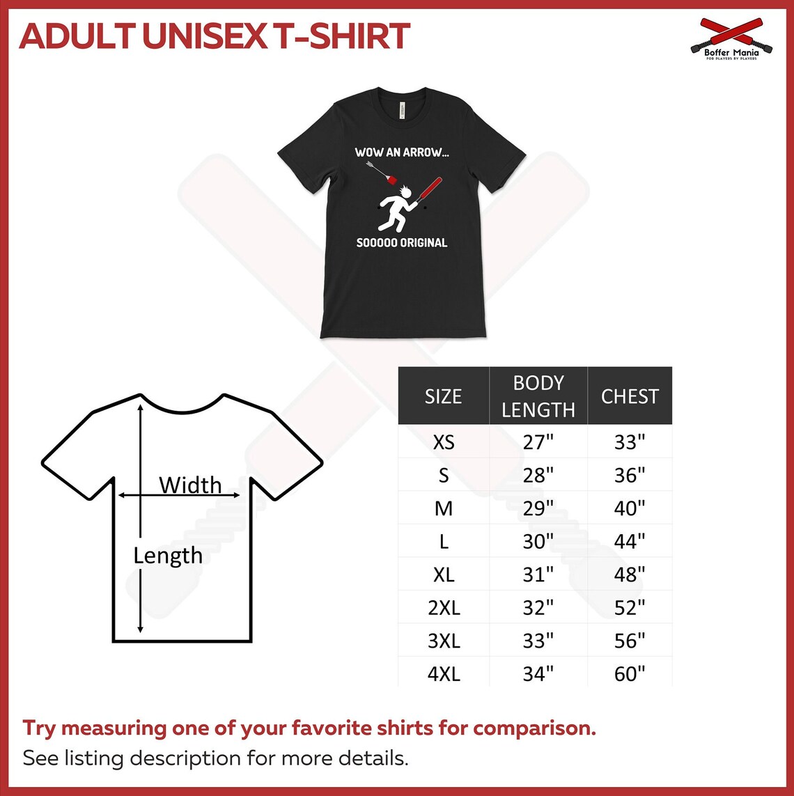 Wow an Arrow... Sooooo Original Boffer Shirt, LARP Tshirt, Belegarth ...
