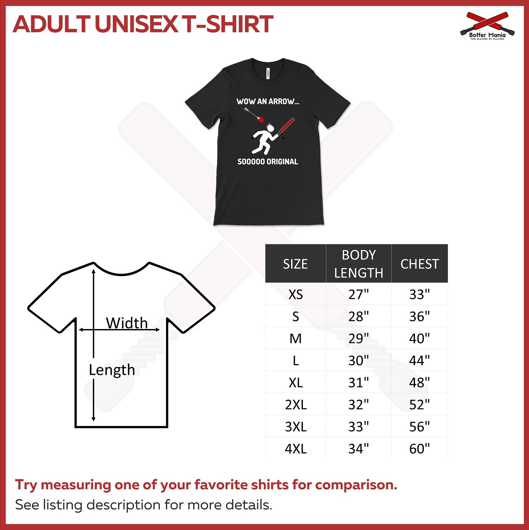 Wow an Arrow... Sooooo Original Boffer Shirt, LARP Tshirt, Belegarth ...