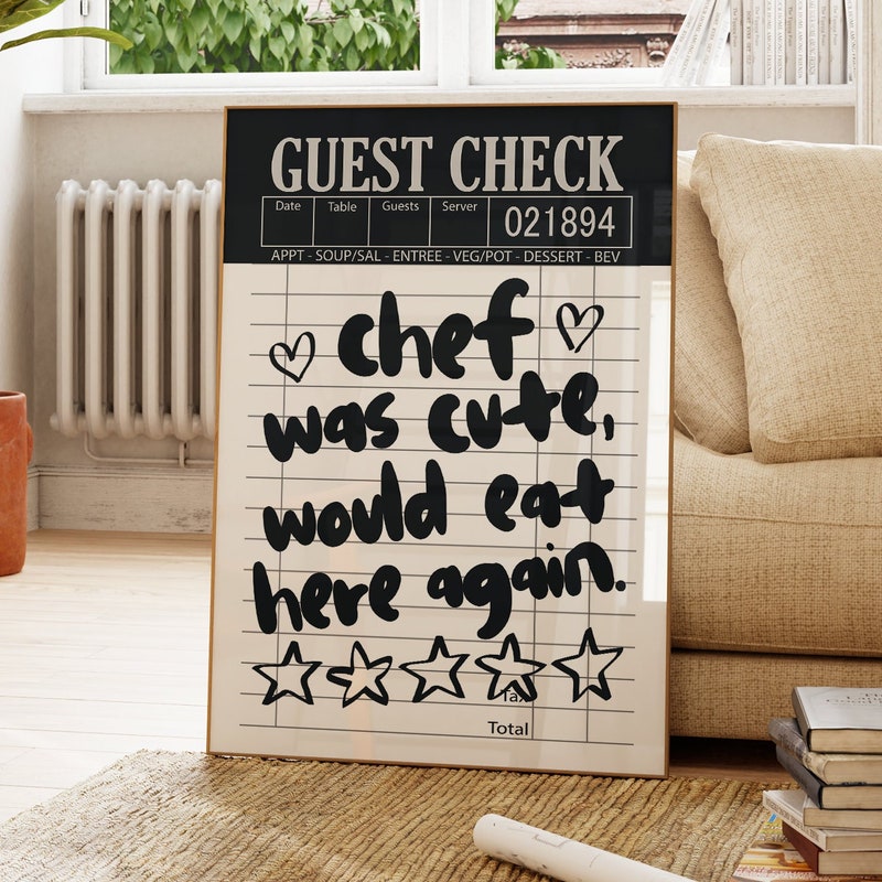 Chef Was Cute - Etsy