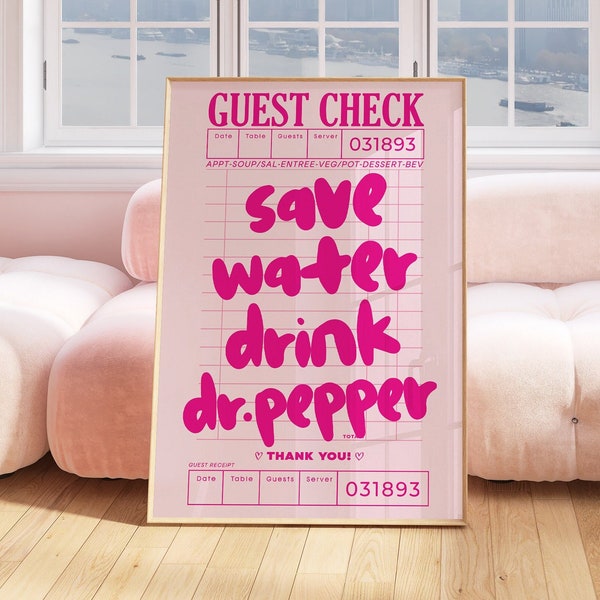 Pink Dr Pepper Wall Art - Etsy