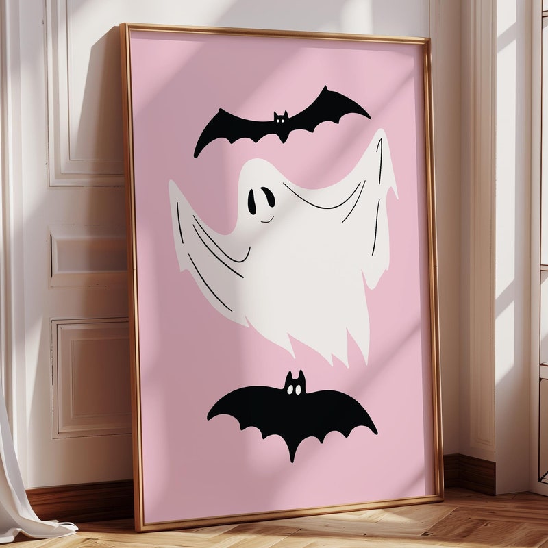 Cute Halloween Poster - Etsy