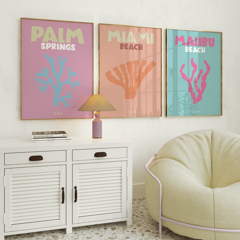 Preppy Beach Theme Decor - Etsy