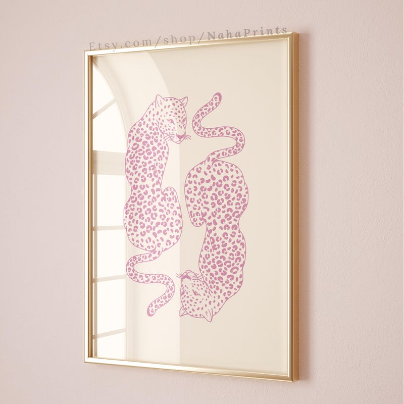 Pink Cheetah Print - Etsy