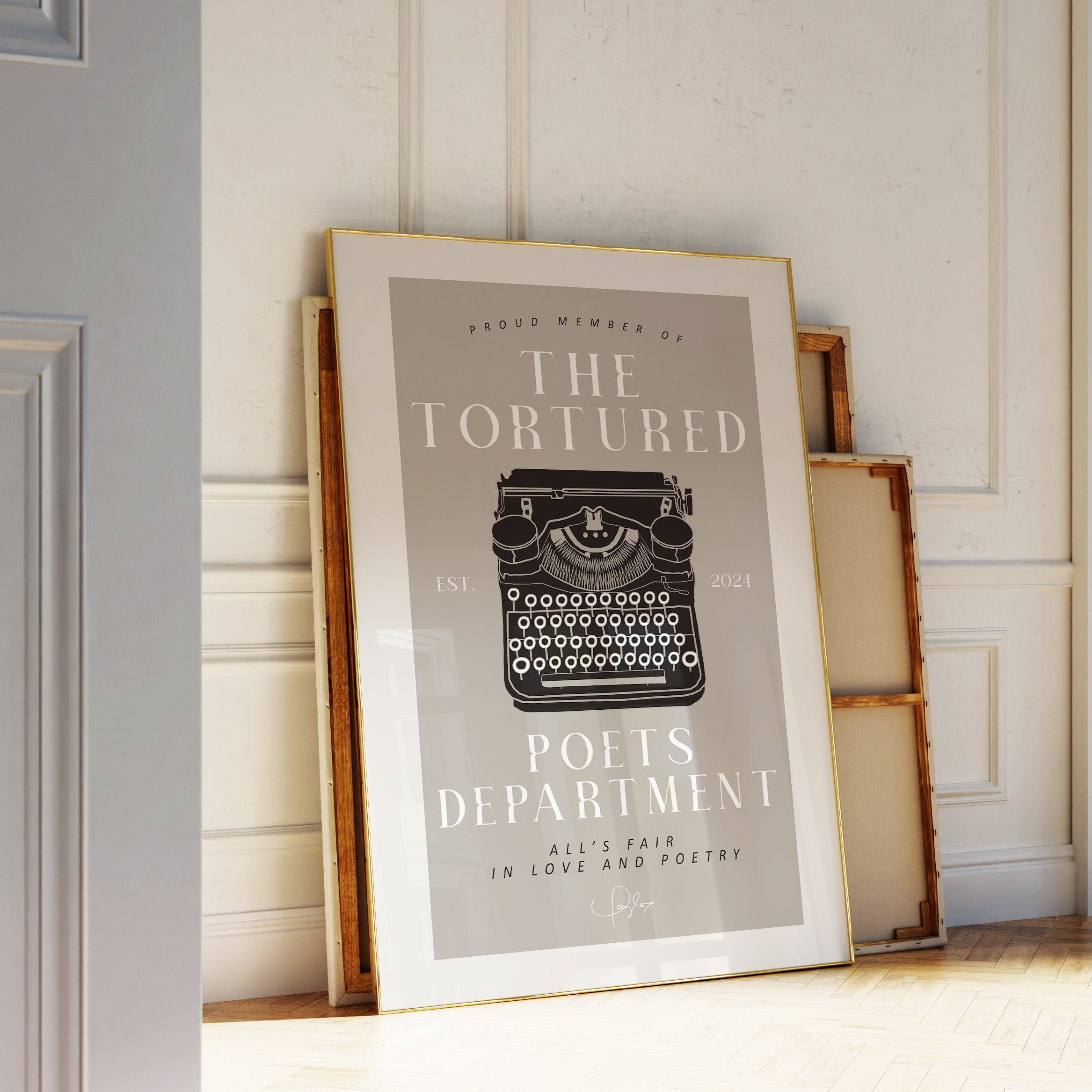 Póster TS Taylor The Tortured Poets Department TTPD Album Nuevo 2024 TS ...