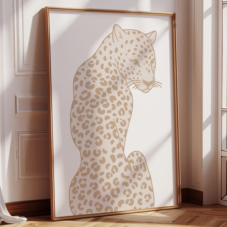 Cheetah Print, Neutral Wall Art (digital Download) - Etsy