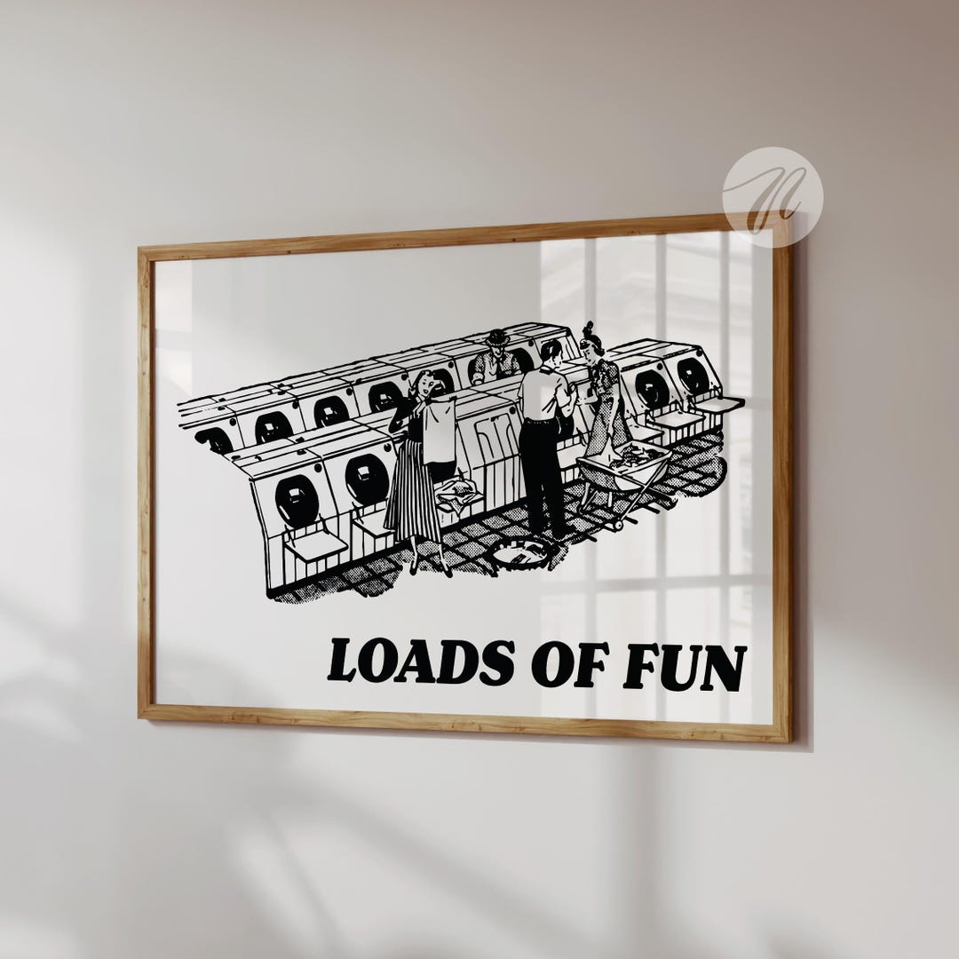 Loads of Fun Print, Laundry Room Art (digital Download) - Etsy
