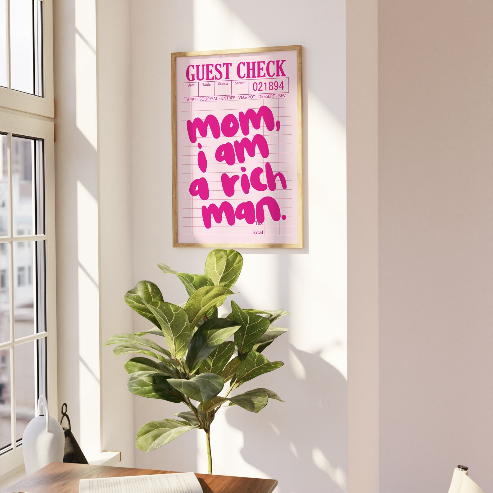 Mom I Am a Rich Man Poster Bar Cart Art Print Cocktail Decor - Etsy