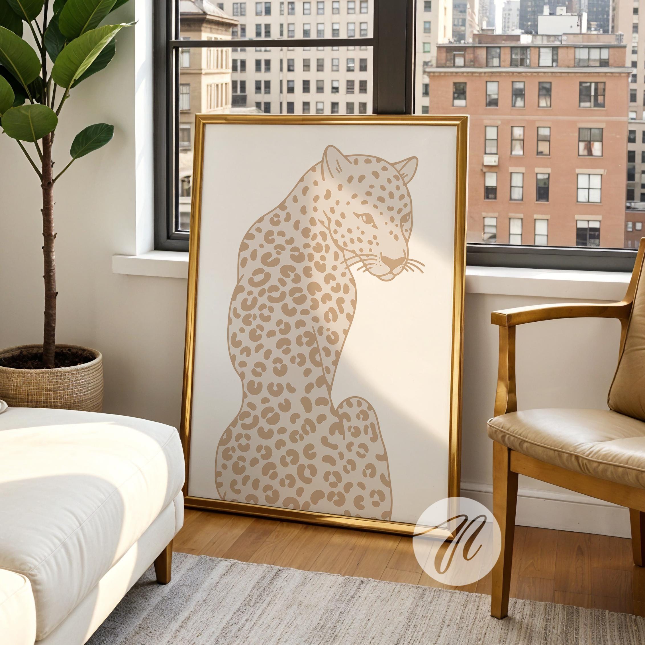 Cheetah Print, Neutral Wall Art (digital Download) - Etsy