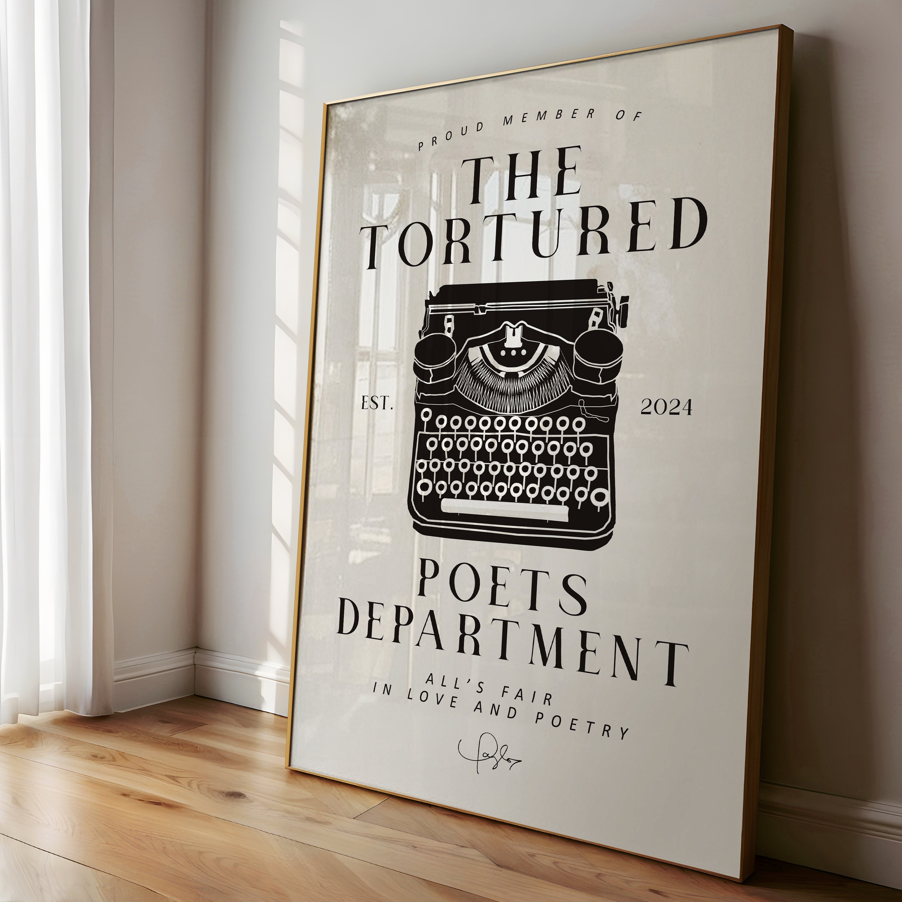 Póster TS Taylor The Tortured Poets Department TTPD Album Nuevo 2024 TS ...