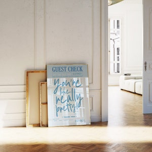 Youre Like Really Pretty Guest Check Prints, Coastal Cowgirl Surf Wall ...