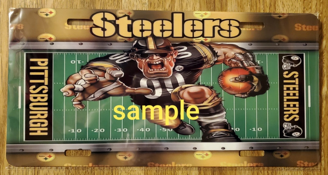Inspired Steelers Football License Plate - Etsy