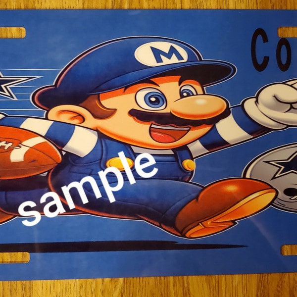 Super Mario License Plate - Etsy