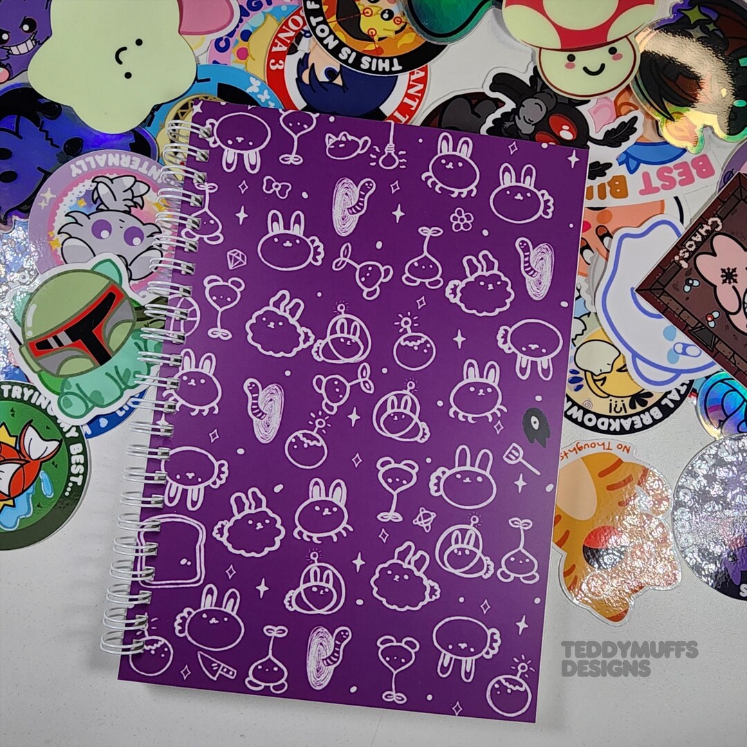 Omori Sticker Book | Reusable | A5 | Notebook | Sticker Collection ...