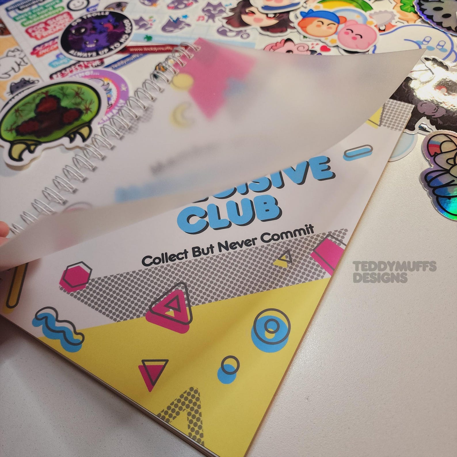 Indecisive Club Sticker Book | Reusable | A5 | Notebook | Sticker ...