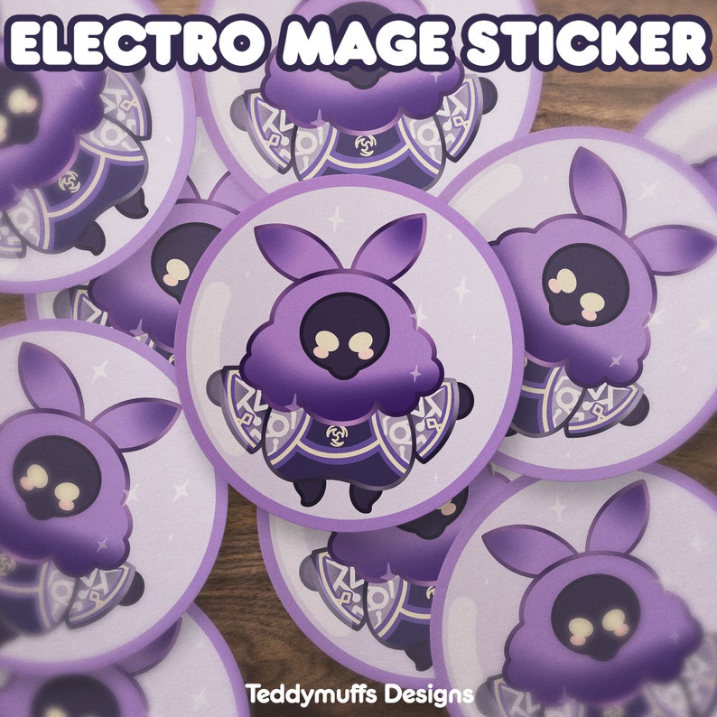 Abyss Mage Stickers | Vinyl Sticker | Genshin Impact | Video Game ...