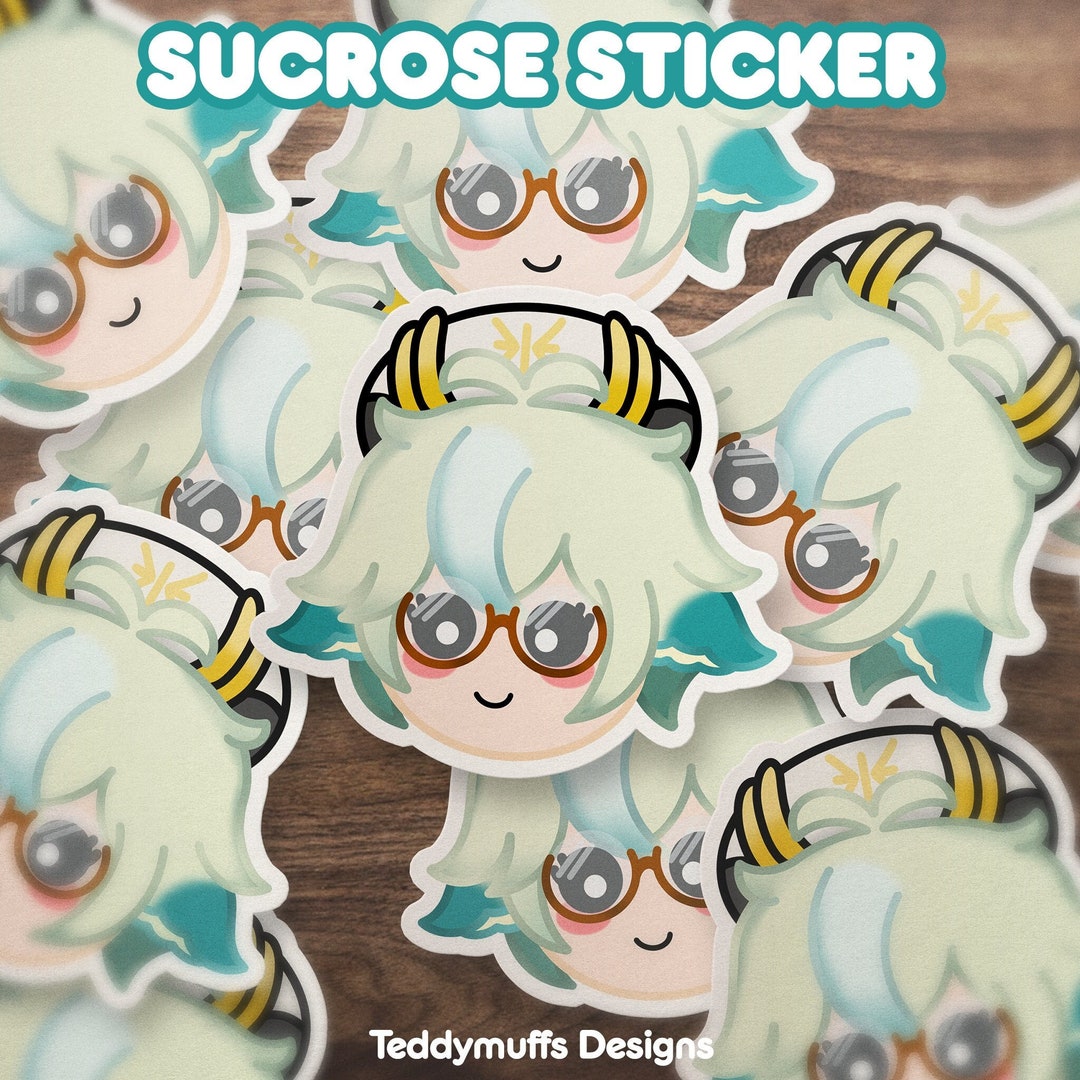 Sucrose Sticker Vinyl Sticker Genshin Impact Video Game - Etsy