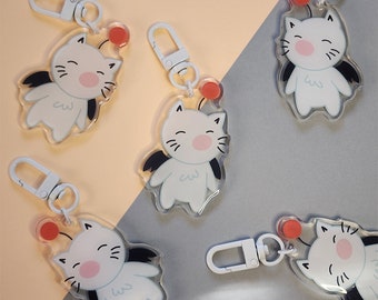 Final Fantasy Moogle Acrylic Keychain - Etsy