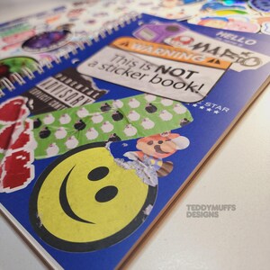 Sticker Bomb Sticker Book | Reusable | A5 | Notebook | Sticker ...