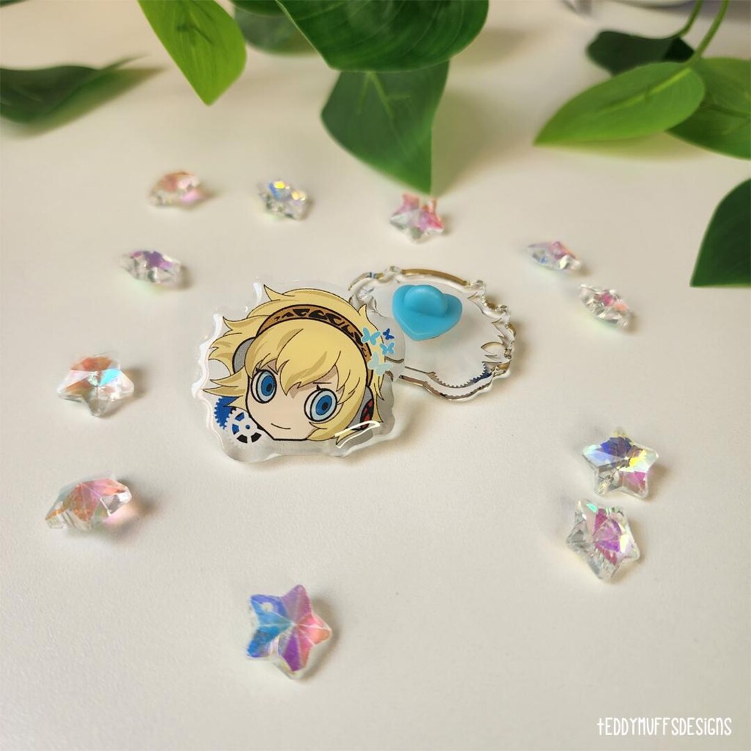 Aigis Acrylic Pin | 1.5" | Persona 3 | Android | Aegis | P3 Reload ...