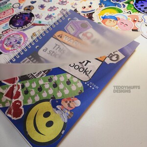 Sticker Bomb Sticker Book | Reusable | A5 | Notebook | Sticker ...