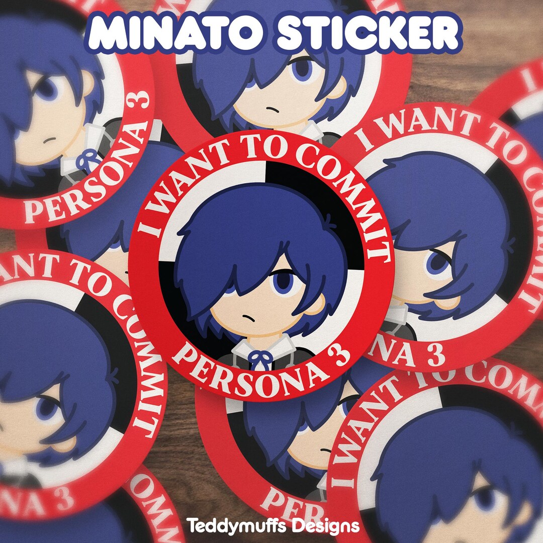 Minato Commit P3 Sticker | Vinyl Sticker | Persona 3 | Video Game - Etsy