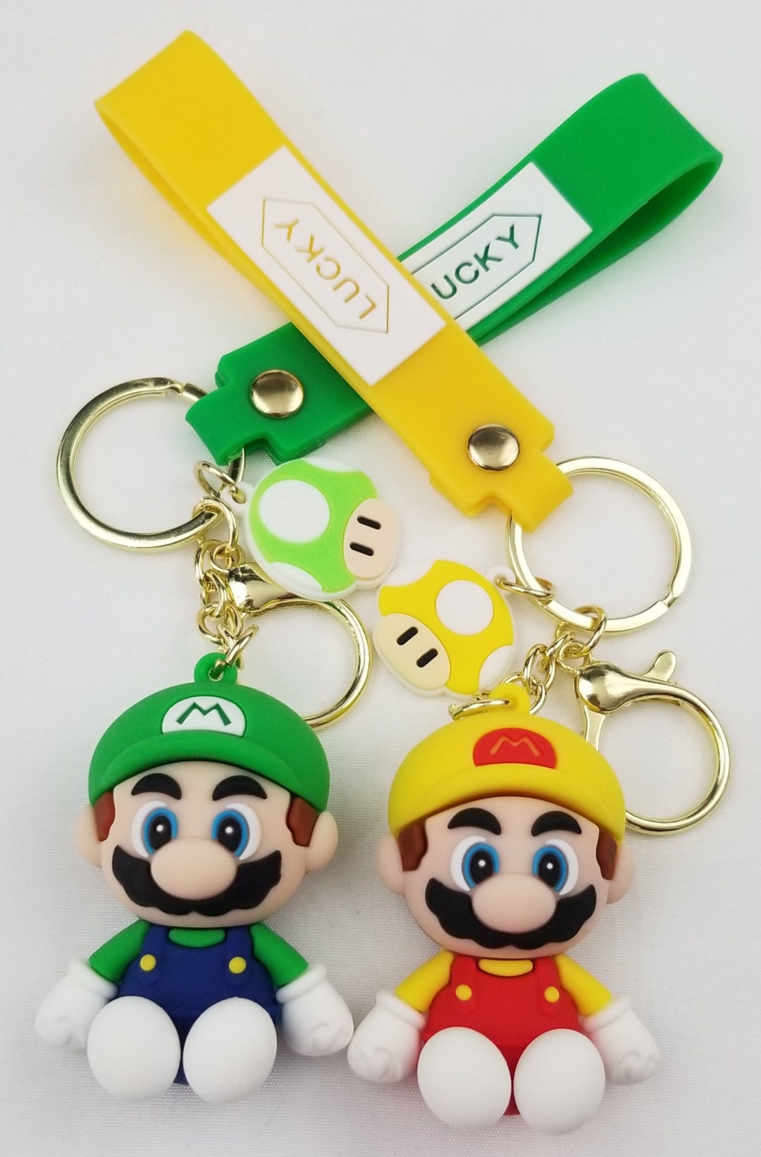 Super Mario Keychains (duos) - Etsy