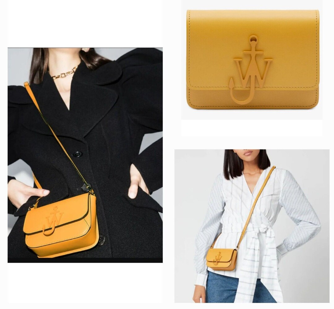 JW ANDERSON Runway JW Anchor-logo Intermix Crossbody Shoulder Clutch ...