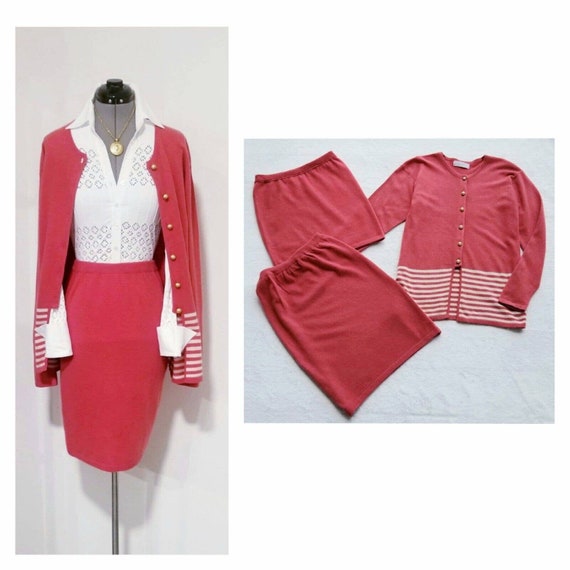 SHIRIN GUILD 3-piece set 100% pure cashmere vintage s… - Gem