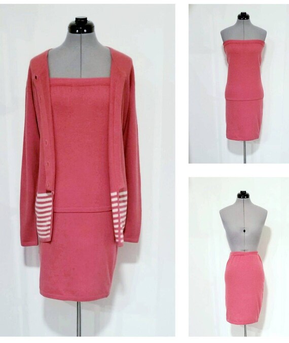 SHIRIN GUILD 3-piece set 100% pure cashmere vintage s… - Gem