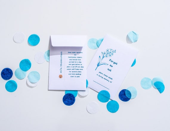 Forget Me Not Seeds Forget Me Not Dog Sympathy Gift Loss - Etsy