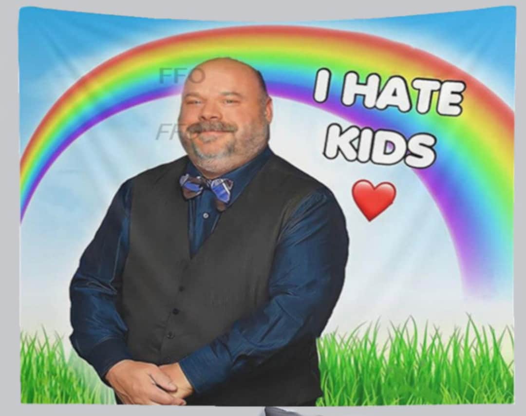 Funny Meme Tapestry Hippie, Wall Hanging, Gimic, Joke, Gift, Room Decor ...