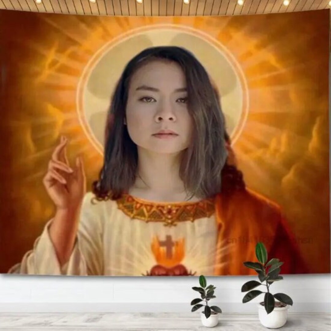 Mitski Tapestry Hippie, Wall Hanging, Gimic, Joke, Room Decor, Funny ...