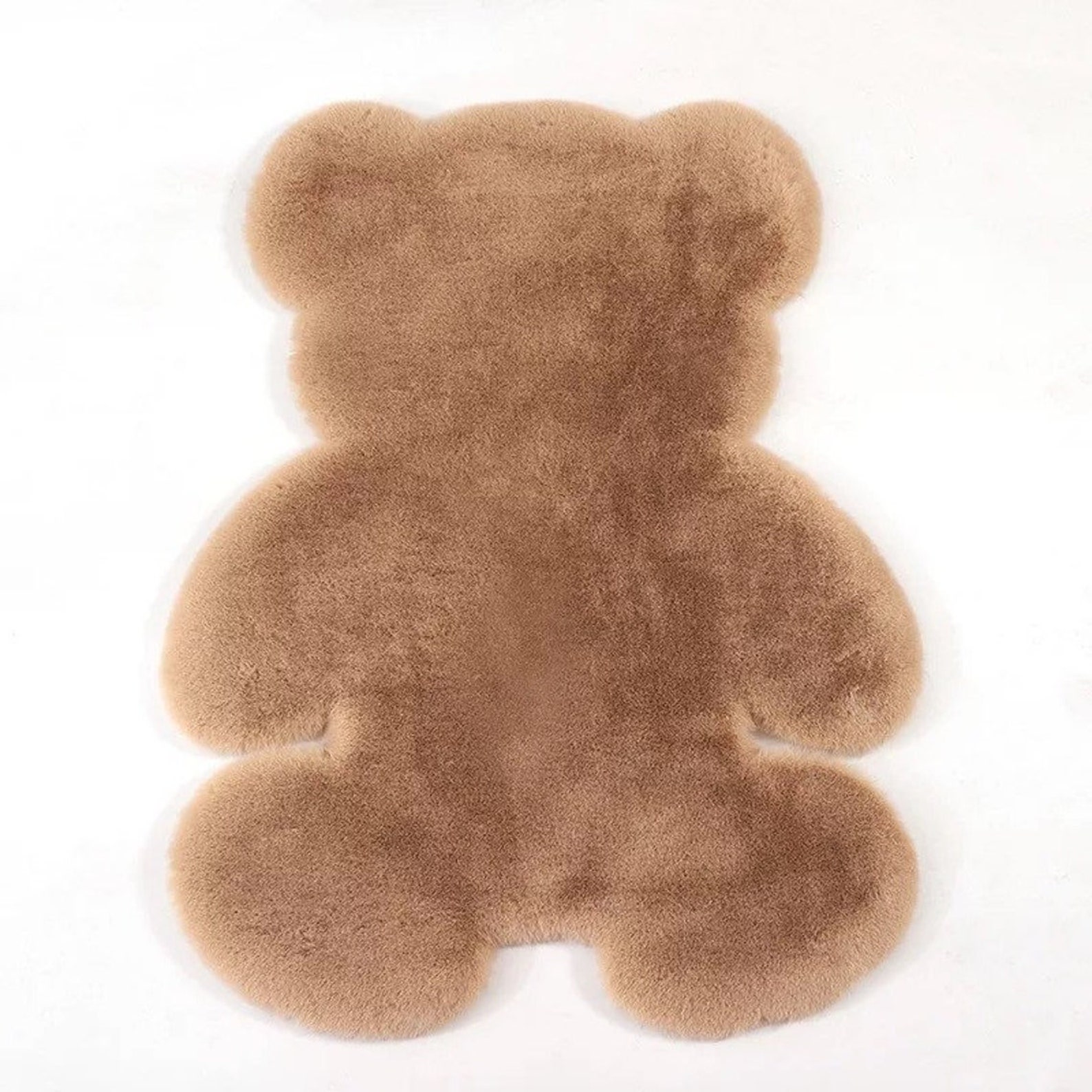 Cute Teddy Bear Rug Cartoon Soft Fluffy Carpet for Bedroom - Etsy