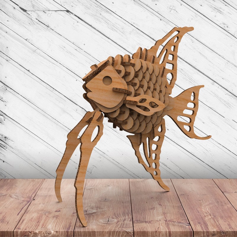 Wood Fish Puzzle - Etsy