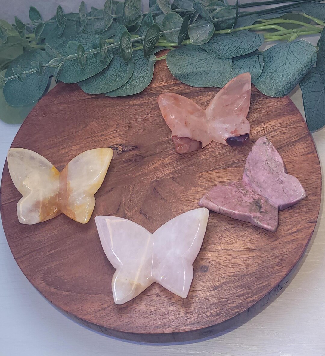 Whimsical Crystal 3D Butterflies, Natural Gemstone Butterfly, Hand ...