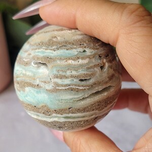 Rare Hemimorphite Crystal Sphere, Stunning Healing Stone, Balance and ...